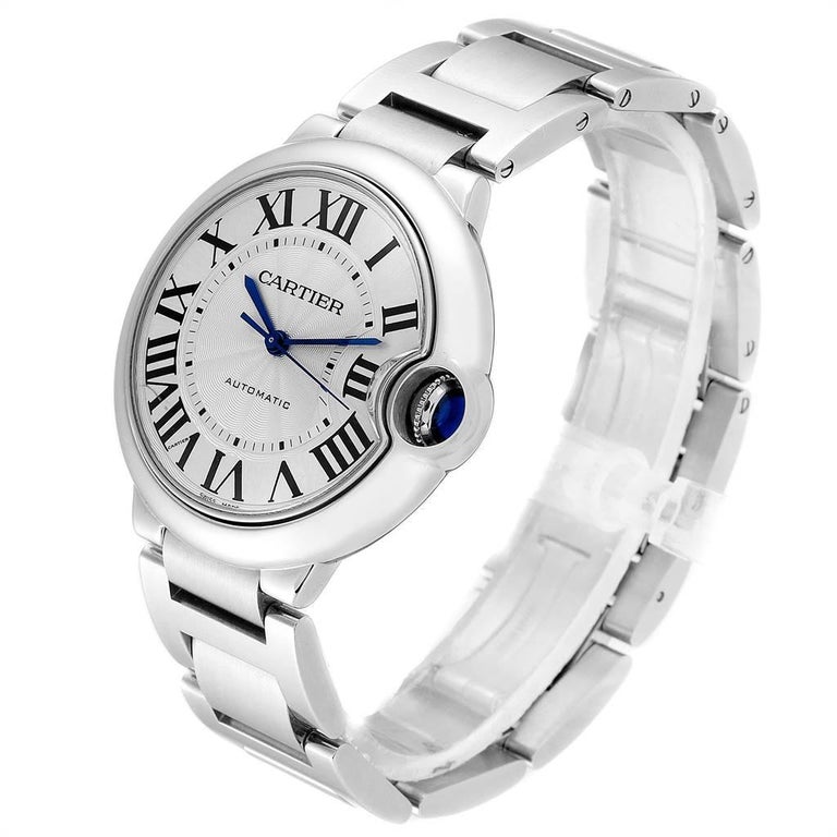 Cartier Ballon Bleu Midsize Silver Dial Steel Ladies Watch W6920046 For ...