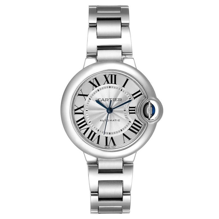 Cartier Ballon Bleu Stainless Steel Automatic Womens Watch W6920071 For ...
