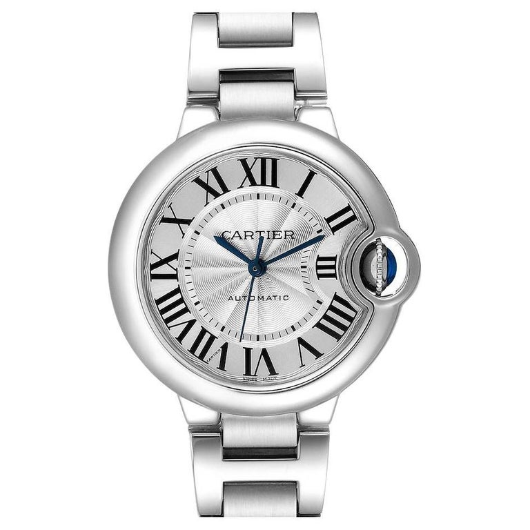 Cartier Ballon Bleu Stainless Steel Automatic Womens Watch W6920071 For ...
