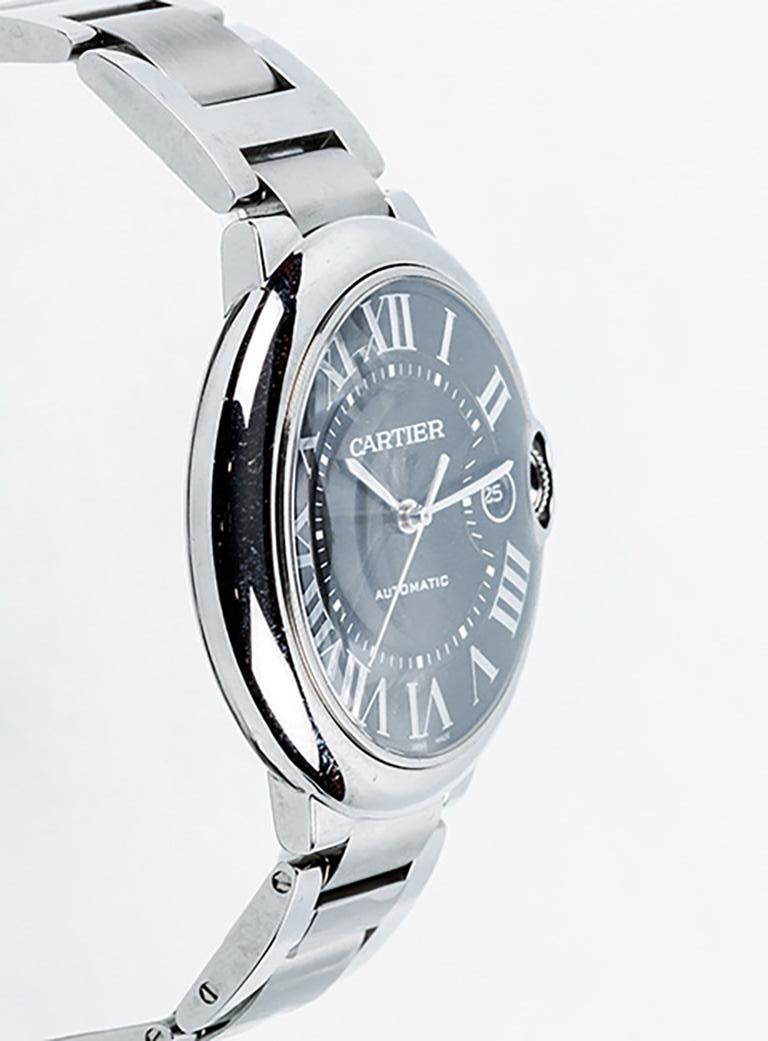 Cartier "Ballon Bleu" Wrist Watch in Steel Band at 1stDibs