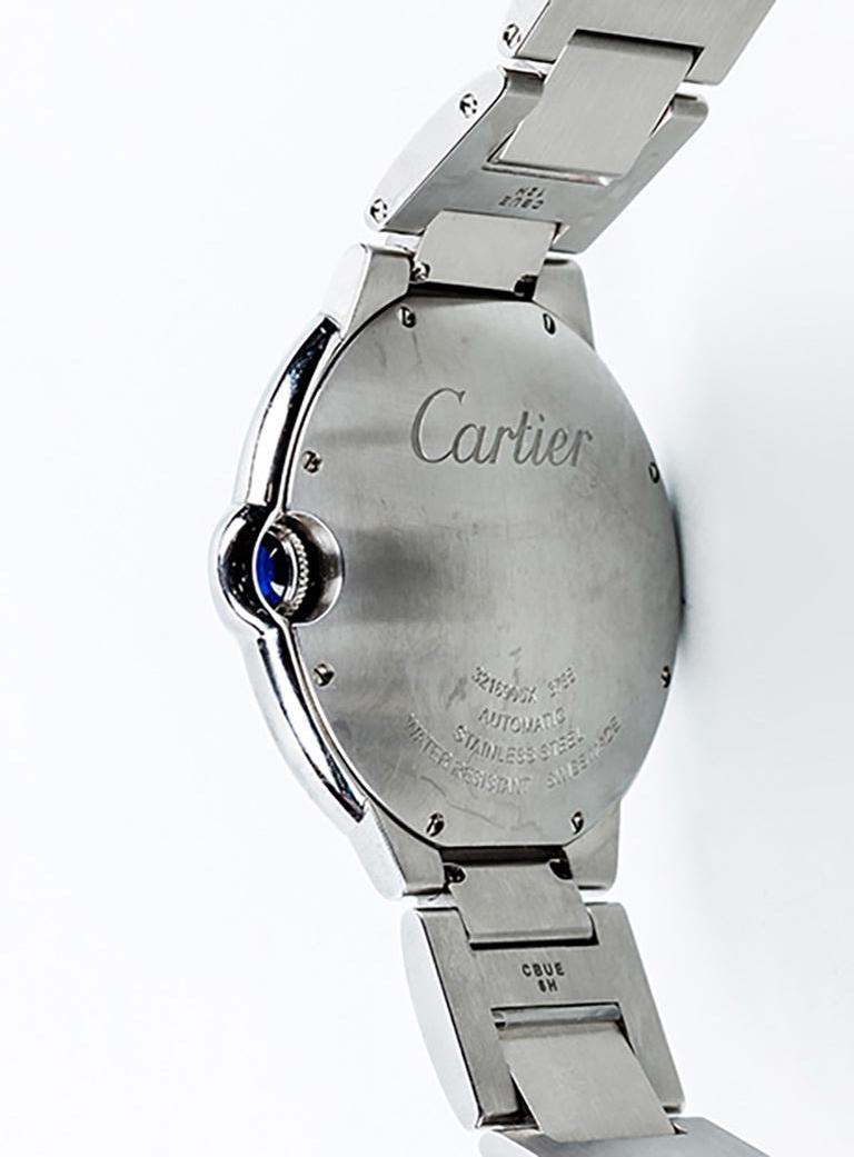 Cartier "Ballon Bleu" Wrist Watch in Steel Band at 1stDibs