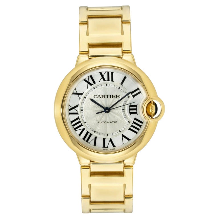 Cartier Ballon Blue Yellow Gold Watch W69003Z2 at 1stDibs