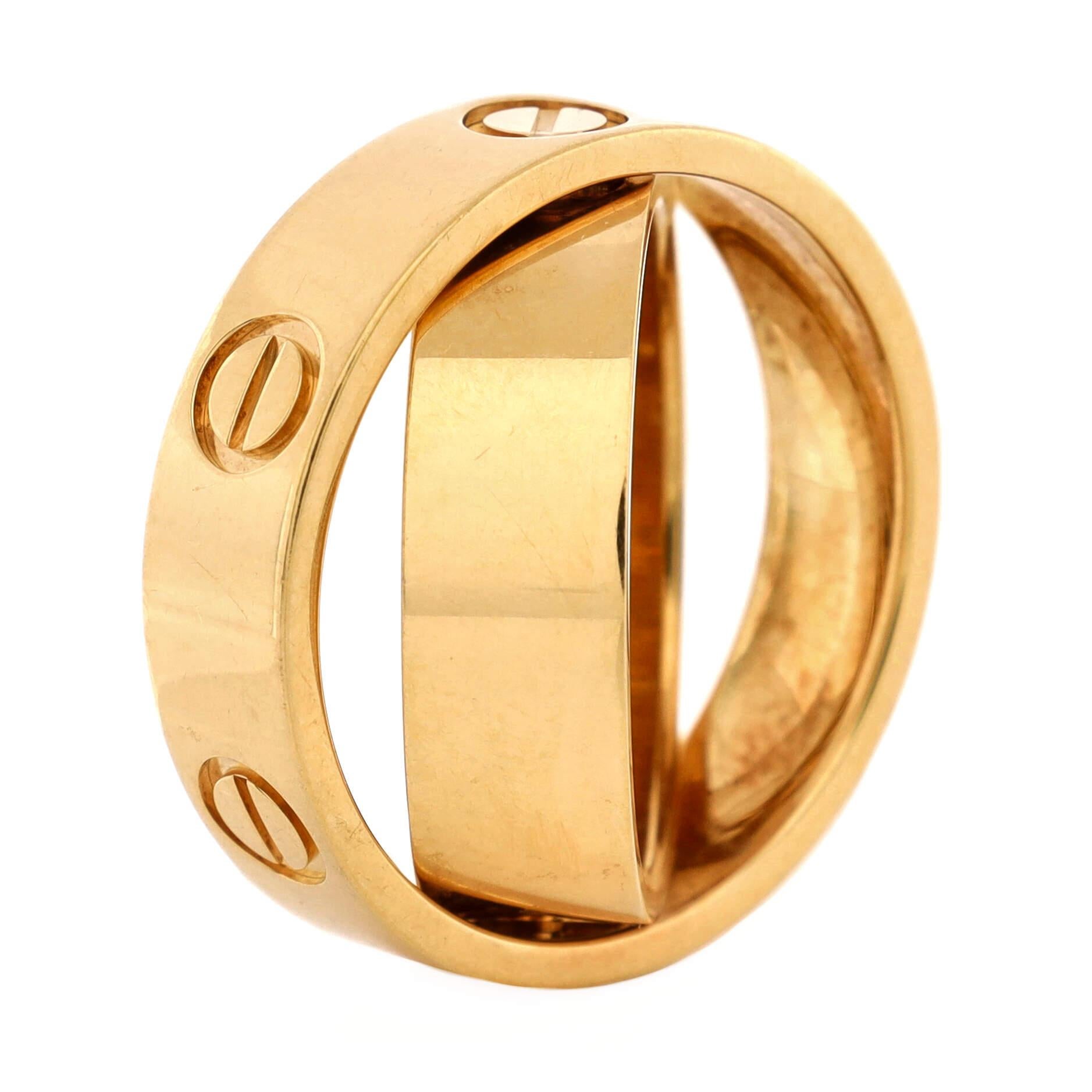 Cartier Beloved Ring 18k Yellow Gold For Sale at 1stDibs