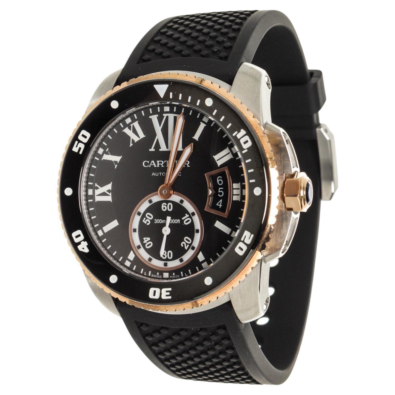 Cartier Gold Octagonal Wristwatch with Black Lizard Strap at 1stDibs