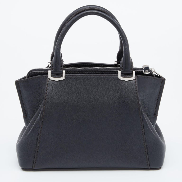 Cartier Black Leather Mini C De Cartier Satchel For Sale At 1stdibs