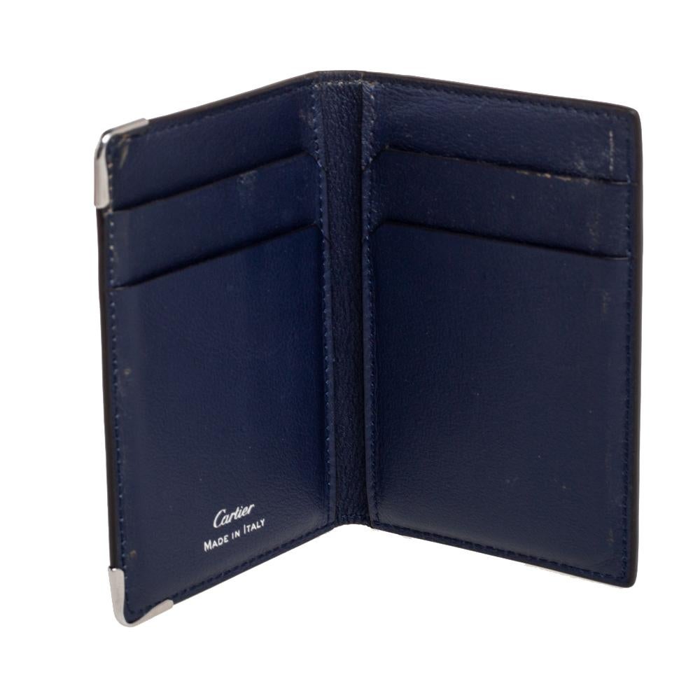 Cartier Blue Leather Must De Cartier Card Holder at 1stDibs | cartier ...