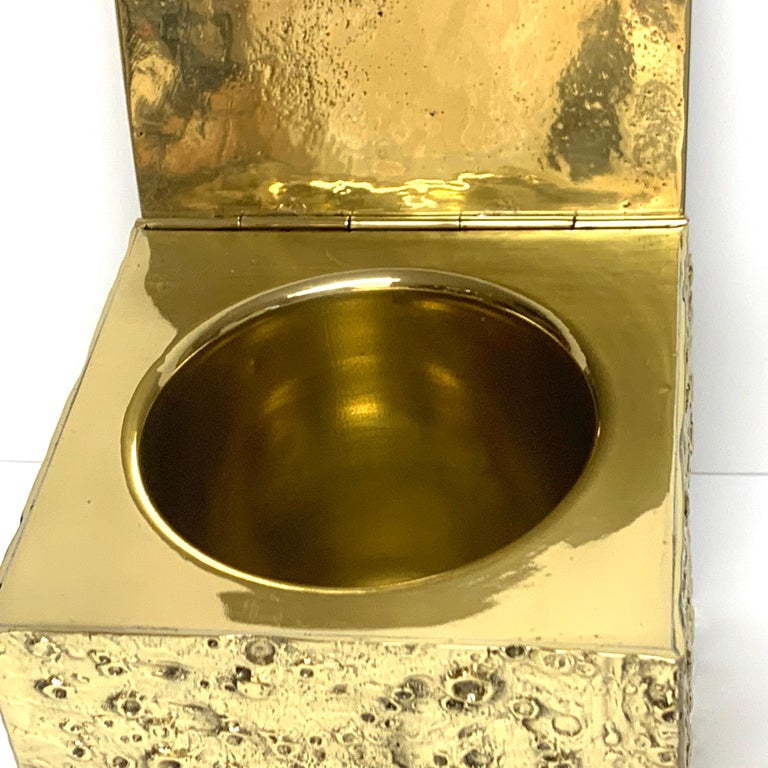 Cartier Bronze "Moonrock" Ice Bucket at 1stDibs