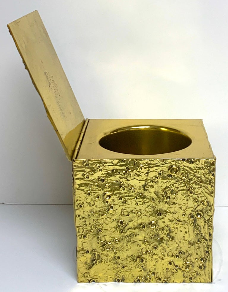 Cartier Bronze "Moonrock" Ice Bucket at 1stDibs