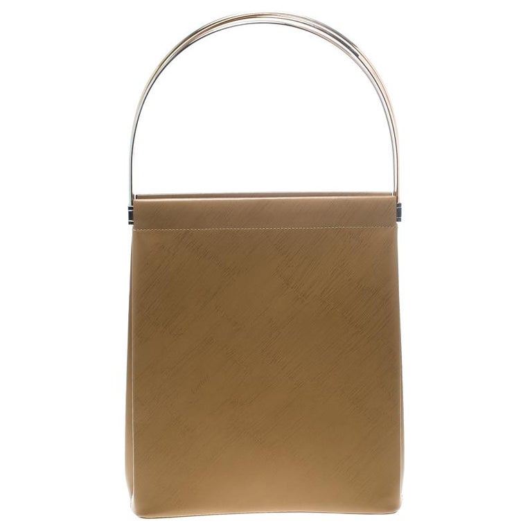 Cartier Brown Leather Trinity Bag at 1stDibs | cartier trinity bag