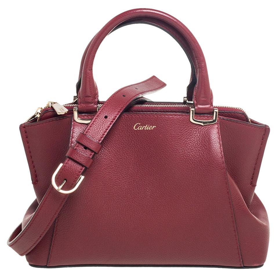 Cartier Gold Suede and Leather La Dona Shoulder Bag at 1stDibs
