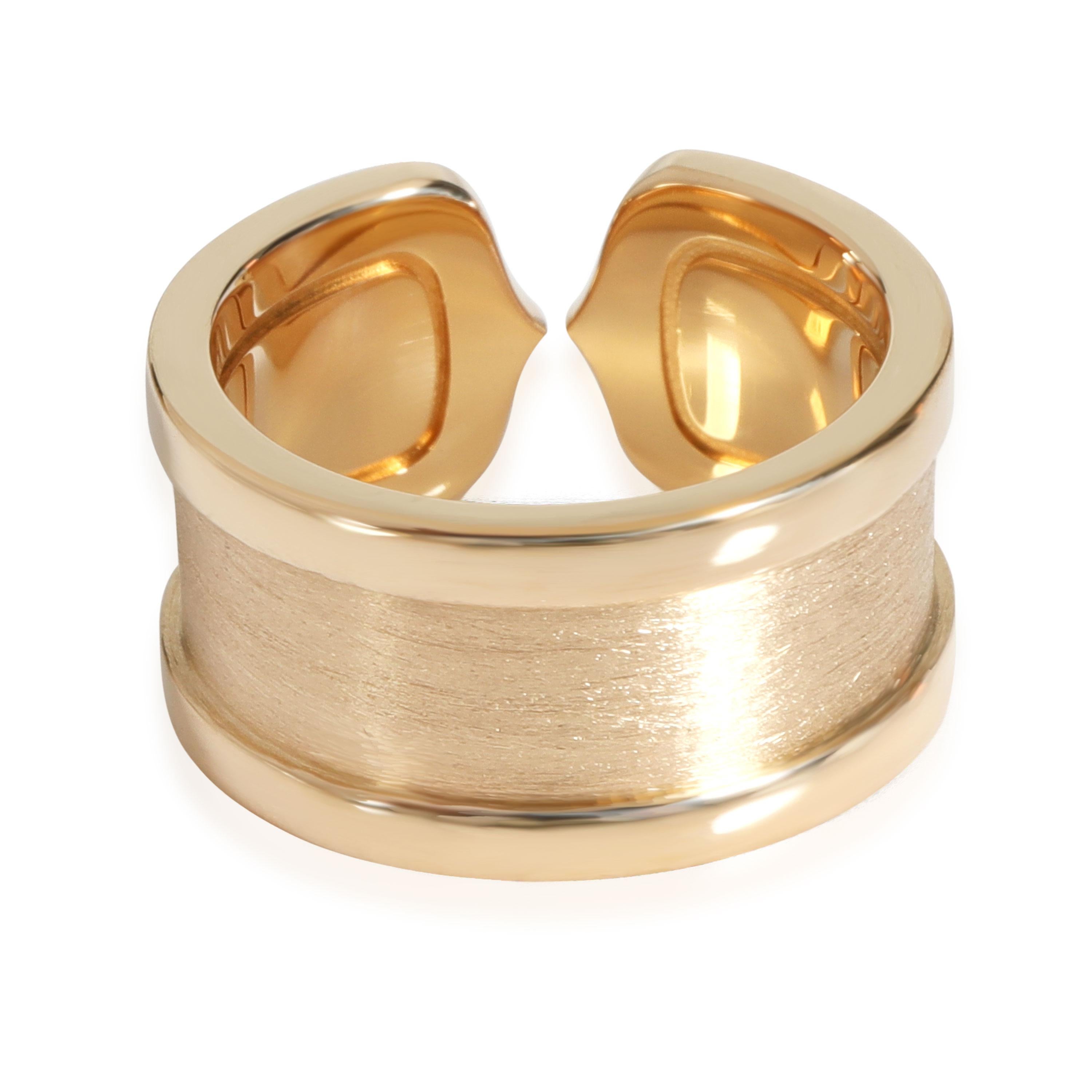 Cartier C de Cartier Band in 18k Yellow Gold For Sale at 1stDibs ...