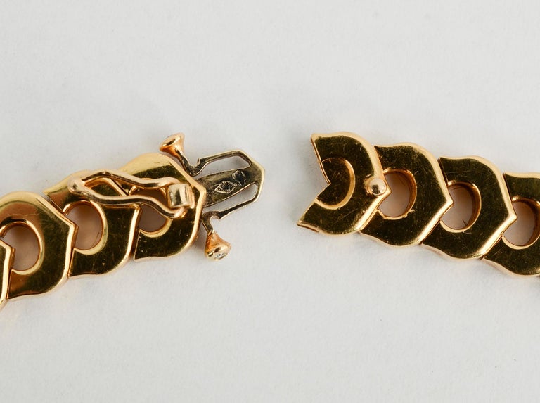 Cartier C de Cartier Gold Choker Necklace at 1stDibs