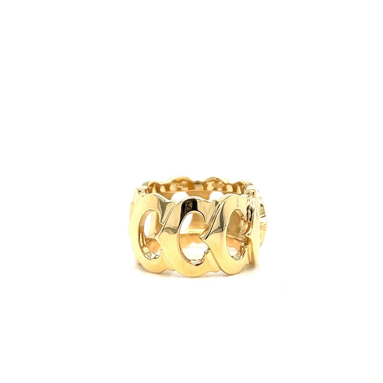 Cartier C de Cartier Gold Ring at 1stDibs