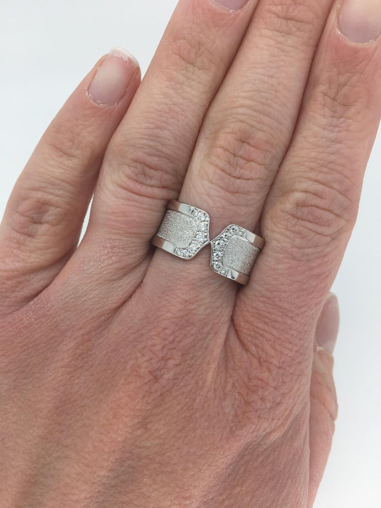 Cartier C De Cartier Logo Ring at 1stDibs