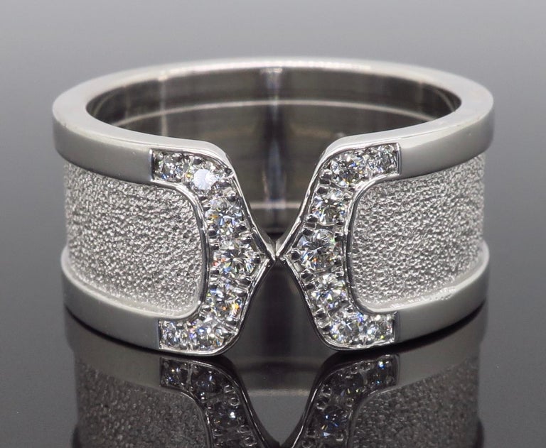 Cartier C De Cartier Logo Ring at 1stDibs