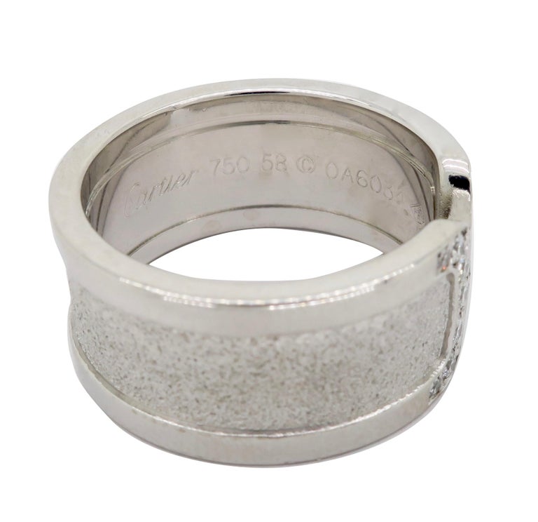 Cartier C De Cartier Logo Ring at 1stDibs