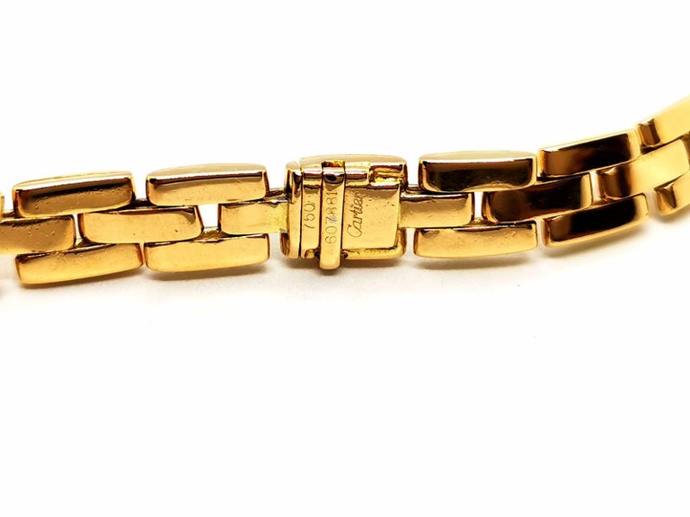 Cartier Chain Necklace Maille panthère Yellow Gold For Sale at 1stDibs