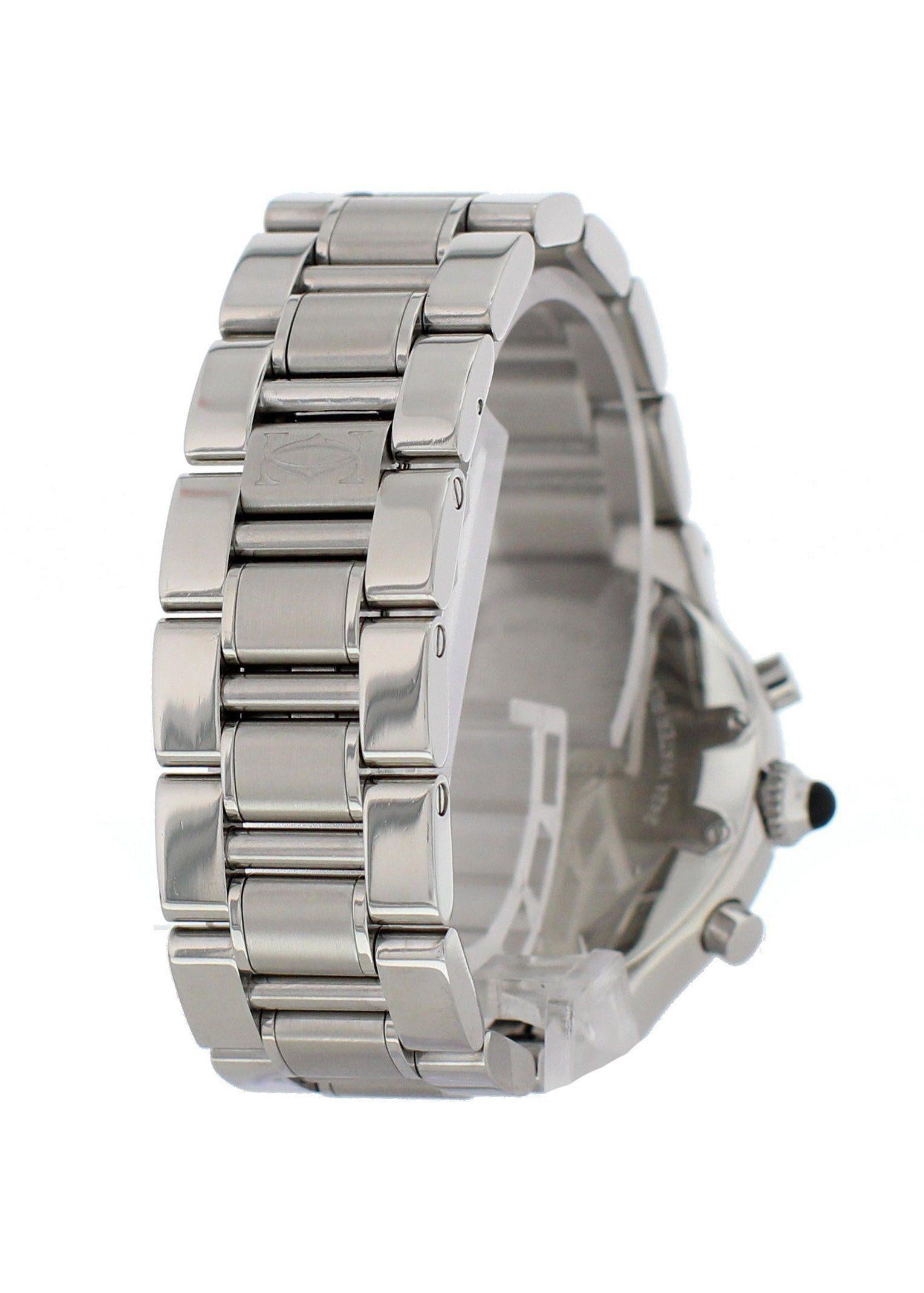 Cartier Chronoscaph 21 2424 Men's Watch For Sale at 1stDibs