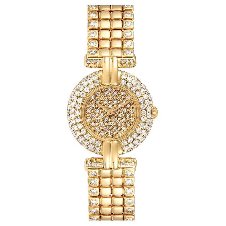 Cartier Colisee Yellow Gold Diamond Limited Edition Ladies Watch For ...