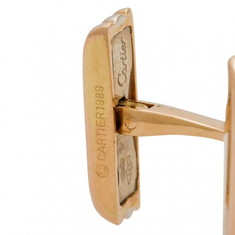 Cartier Couple Cufflinks 'Trinity' For Sale at 1stDibs