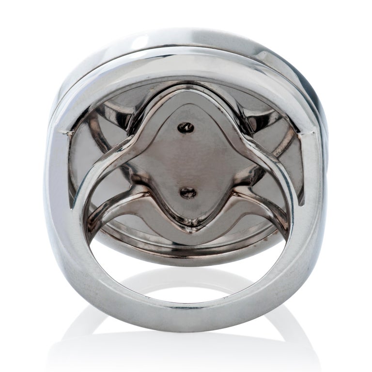 Cartier Diamond and Mother of Pearl Pasha Ring in 18k White Gold For ...