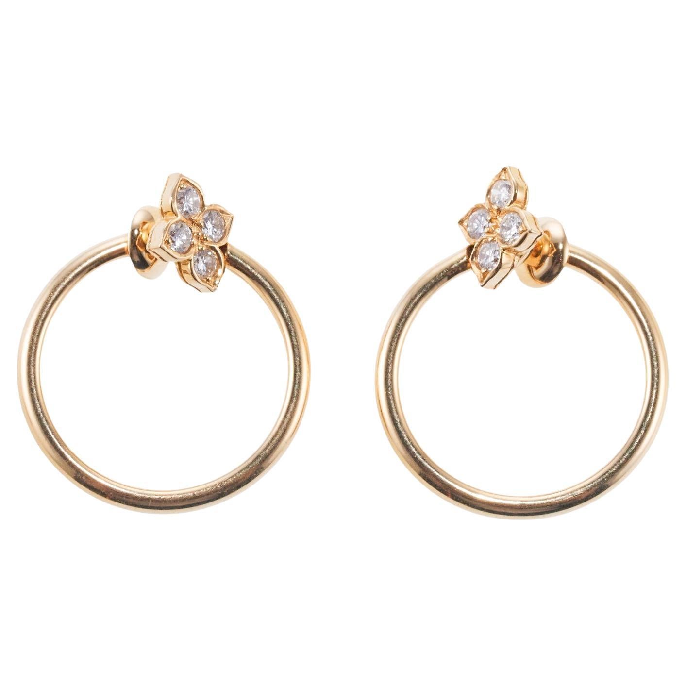 Cartier Love Gold Hoop Earrings at 1stDibs | cartier silver hoop ...
