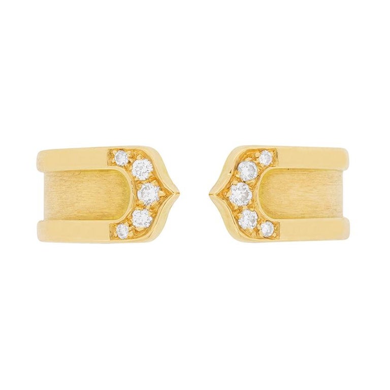 Cartier Diamond Set Logo Ring at 1stDibs