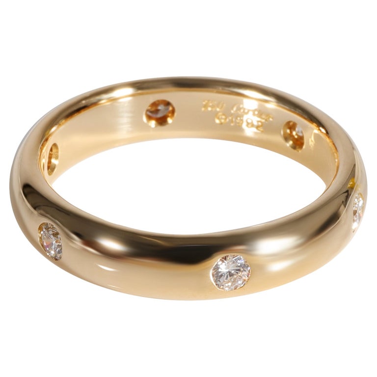 Cartier Diamond Stella Band in 18k Yellow Gold 0.25 Ctw For Sale at 1stDibs