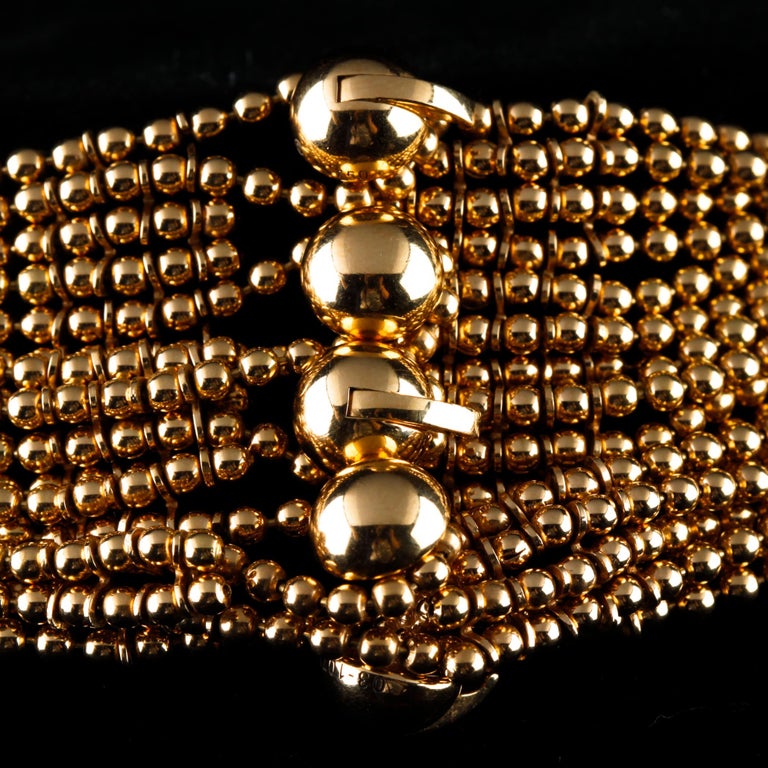 Cartier Draperie de Decollete 18 Karat Yellow Gold Vintage Necklace 18 ...