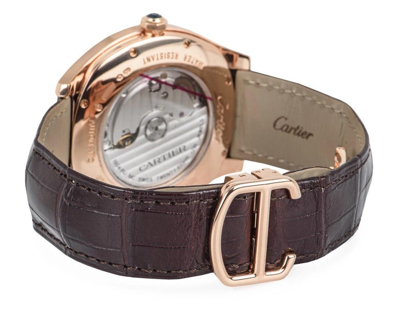 Cartier Drive De Cartier Rose Gold Watch WGN0005 For Sale at 1stDibs