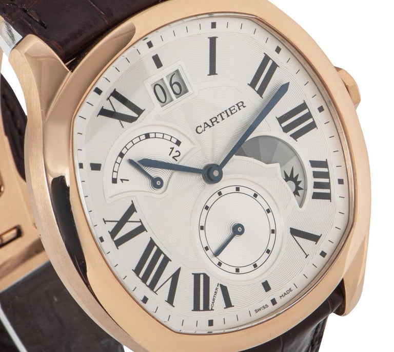 Cartier Drive De Cartier Rose Gold Watch WGN0005 For Sale at 1stDibs