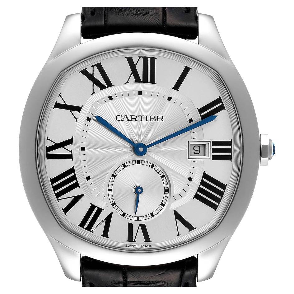 Cartier Drive de Cartier Rose Gold Silver Dial Mens Watch WGNM0006 For ...