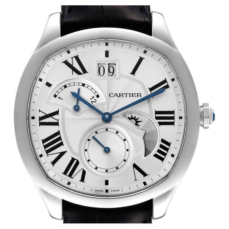 Cartier Montre chronographe Drive rétrograde en acier pour hommes ...