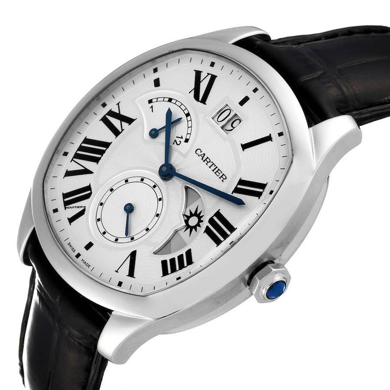 Cartier Montre Drive rétrograde pour homme avec grand indicateur jour ...