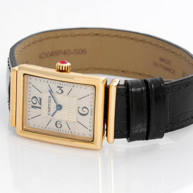 Cartier Driver's 18 Karat Yellow Gold Limited Edition Privee Collection ...