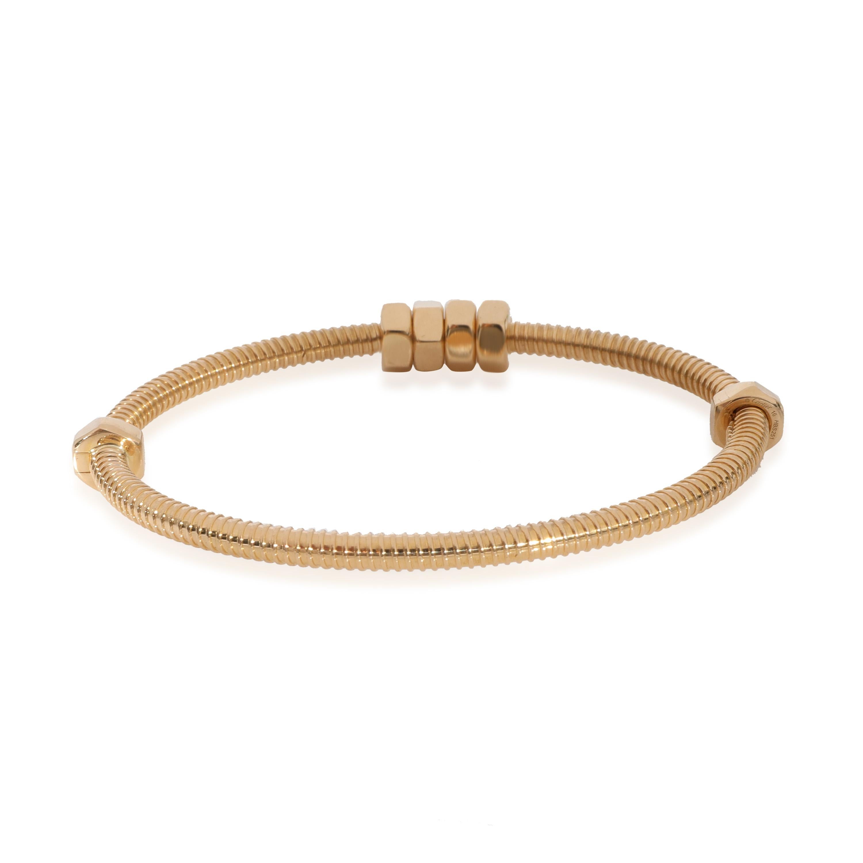 Cartier Ecrou Bracelet in 18k Yellow Gold For Sale at 1stDibs | ecrou ...