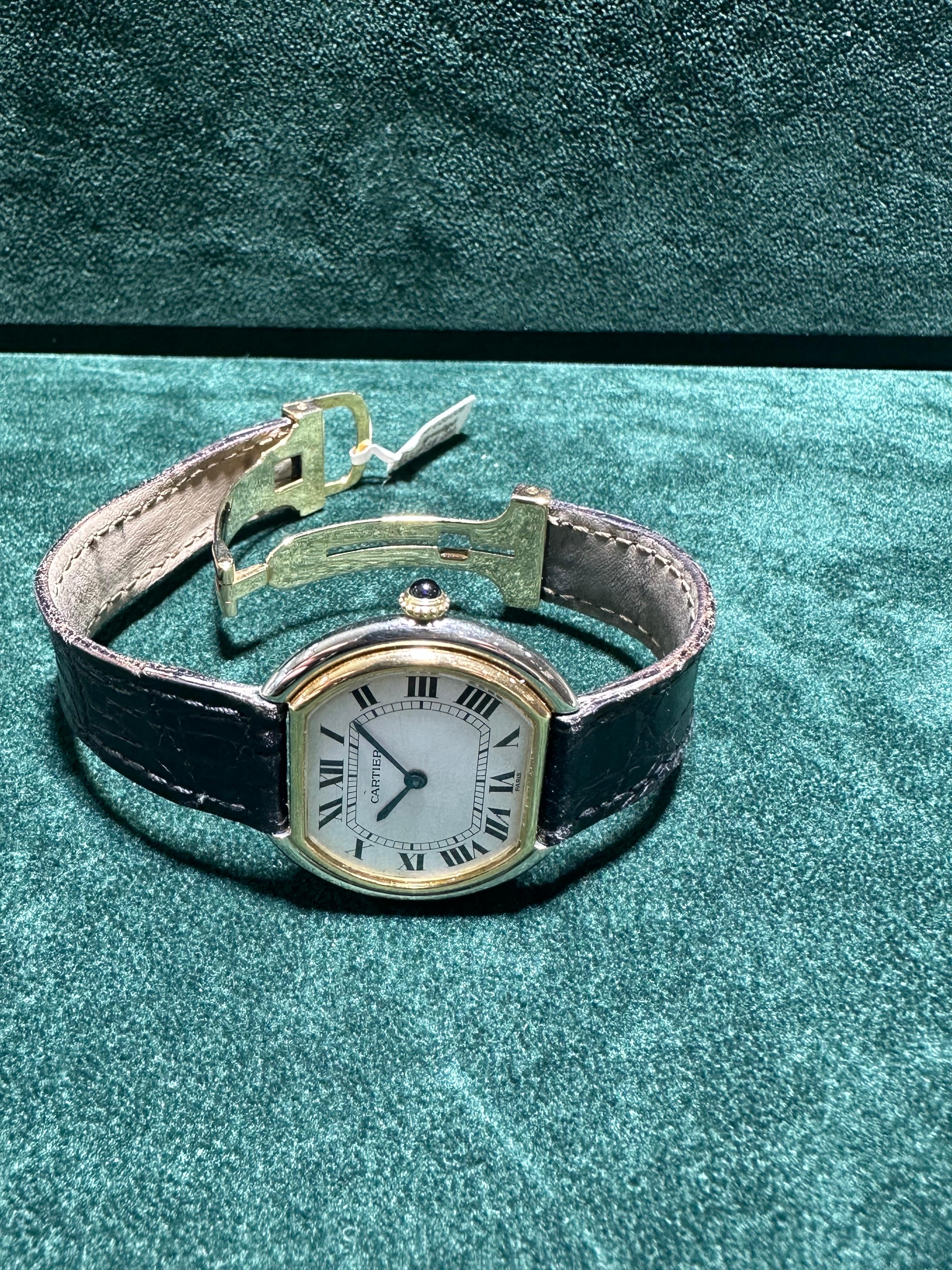 Cartier Ellipse GM Paris Dial For Sale at 1stDibs