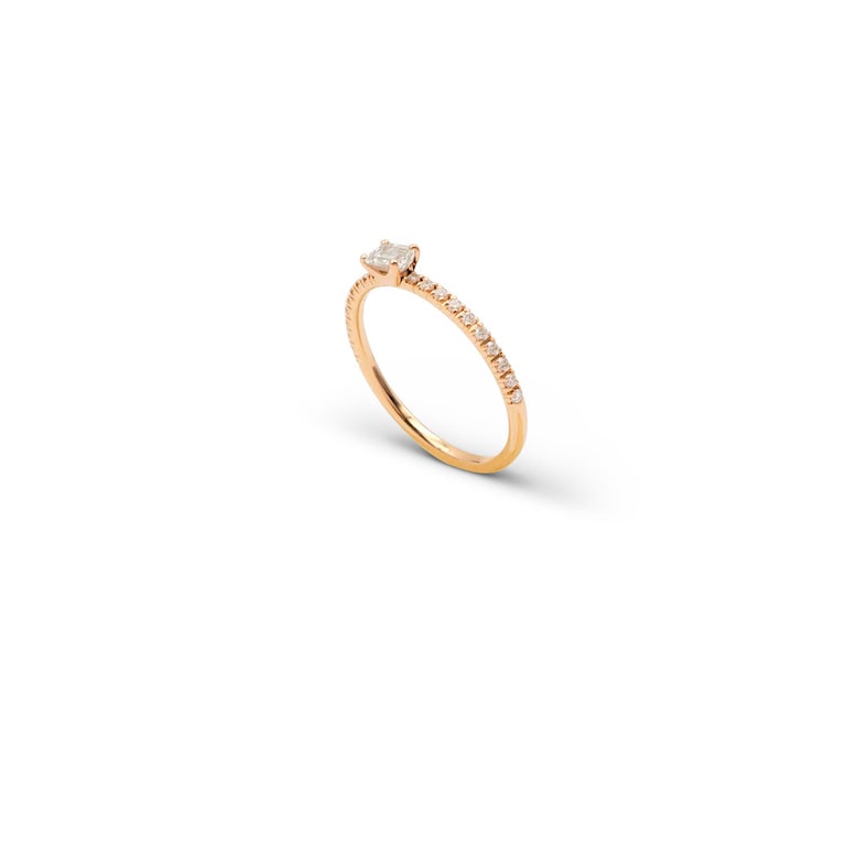 Cartier 'Étincelle de Cartier' Rose Gold and Diamond Ring at 1stDibs ...