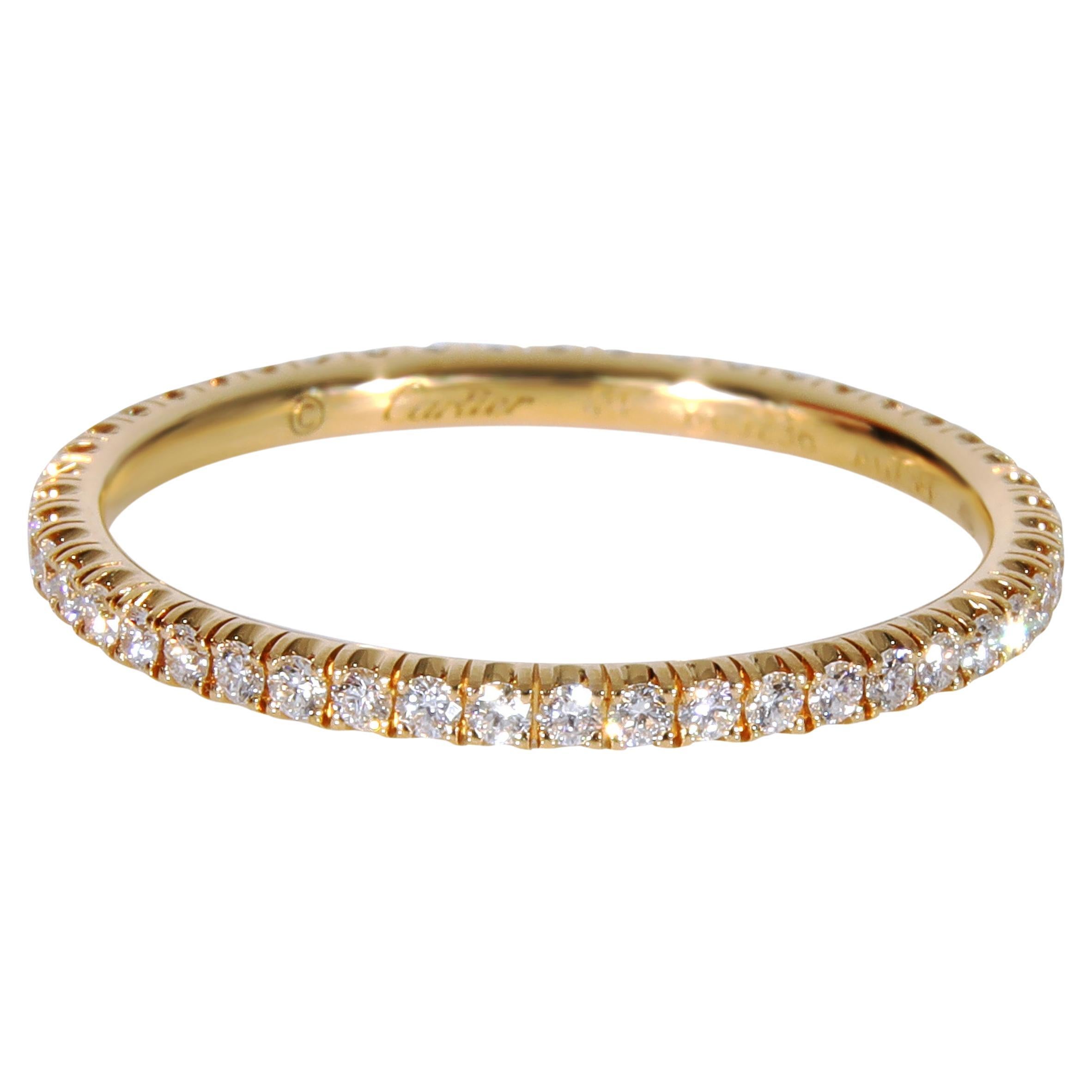 Cartier Etincelle De Cartier Eternity Wedding Band Ring 18k Yellow Gold ...