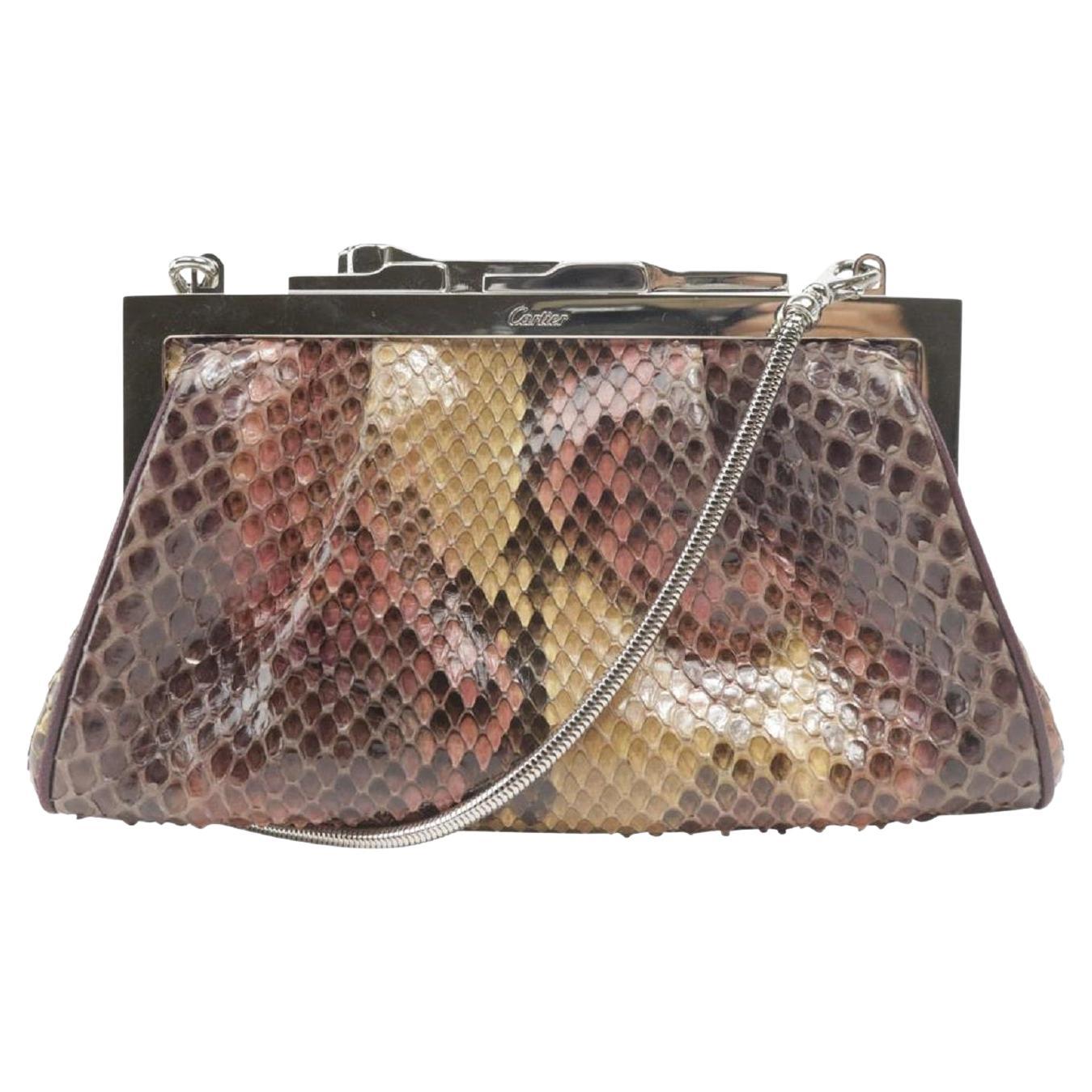 Cartier Trinity Black Leather Top Handle Bag at 1stDibs | cartier ...