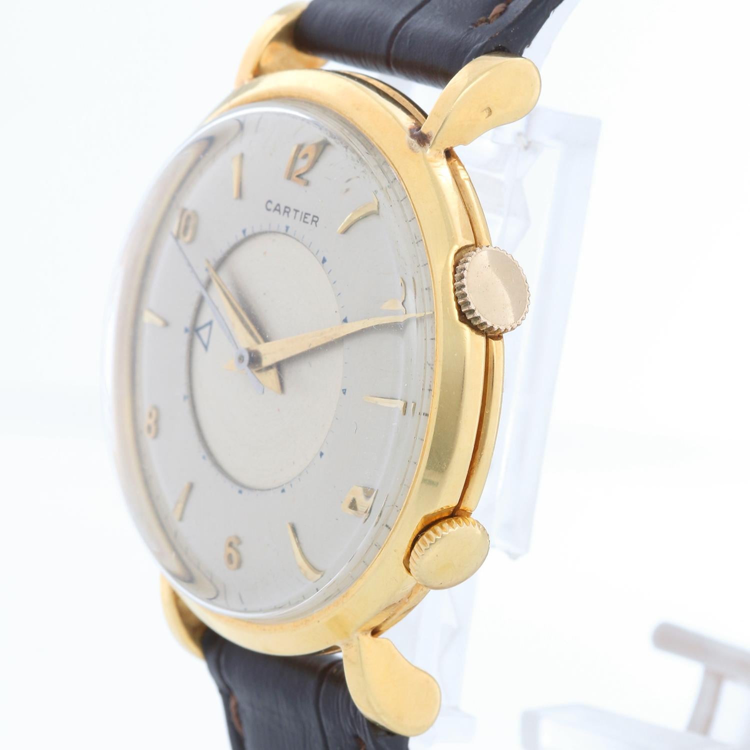 Cartier Extremely Rare 18k 'E.W.C' Alarm Watch with Hollywood ...