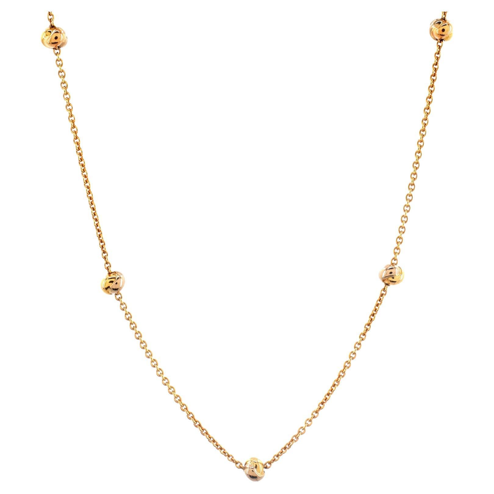 Cartier, collier pendentif Trinity Baby Trinity en or tricolore 18 ...