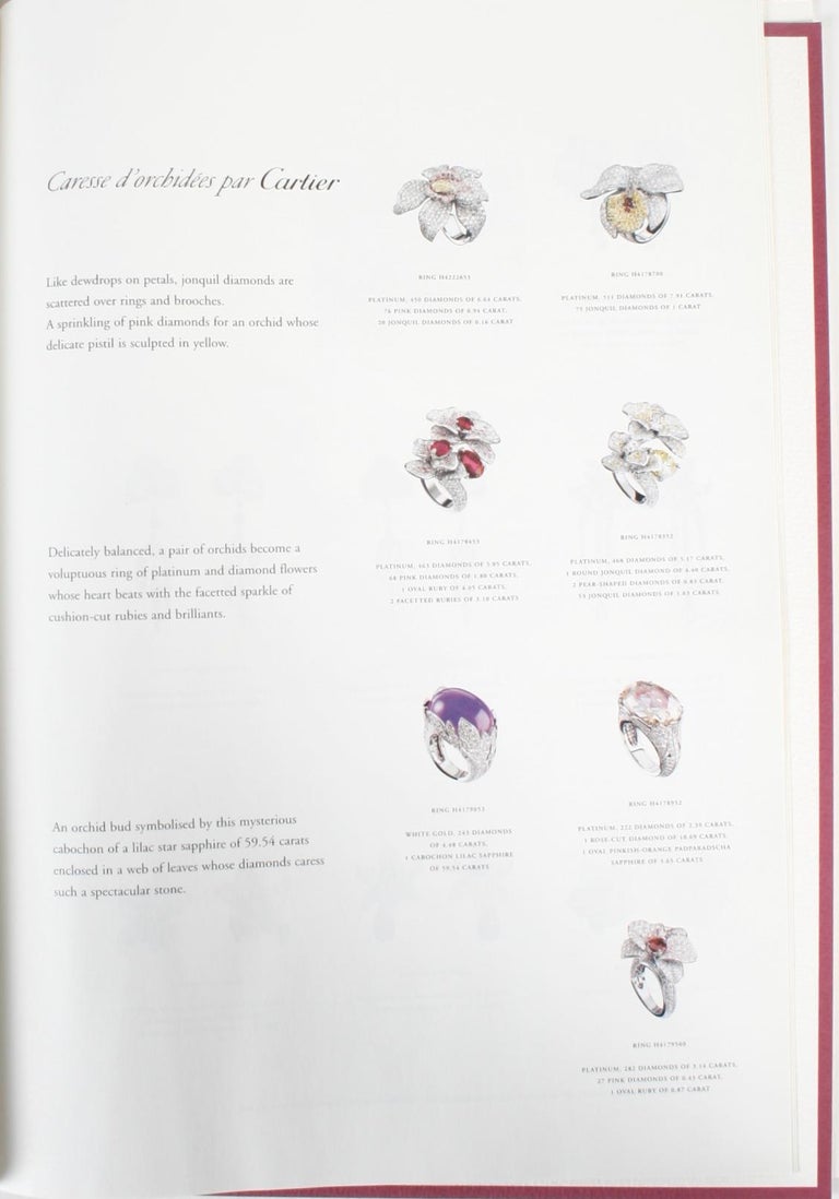 Cartier Folio of Photos and Floral Jewelry Designs with 2 Original CD's ...