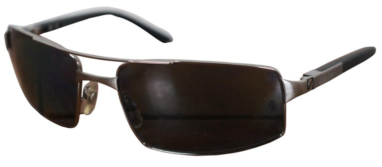 Cartier France 60-18 130 Santos Galaxy Aviator Rimless Polarized ...