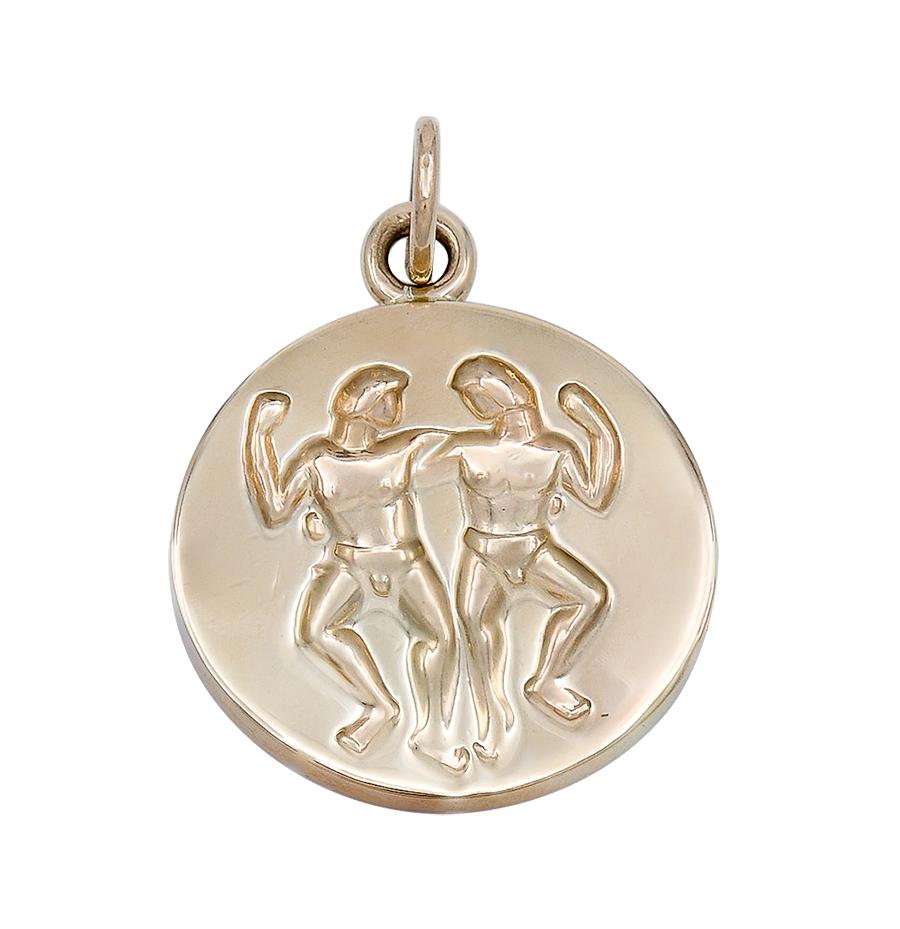 Cartier Gemini Rare Zodiac Gold Charm at 1stDibs | gemini charm ...