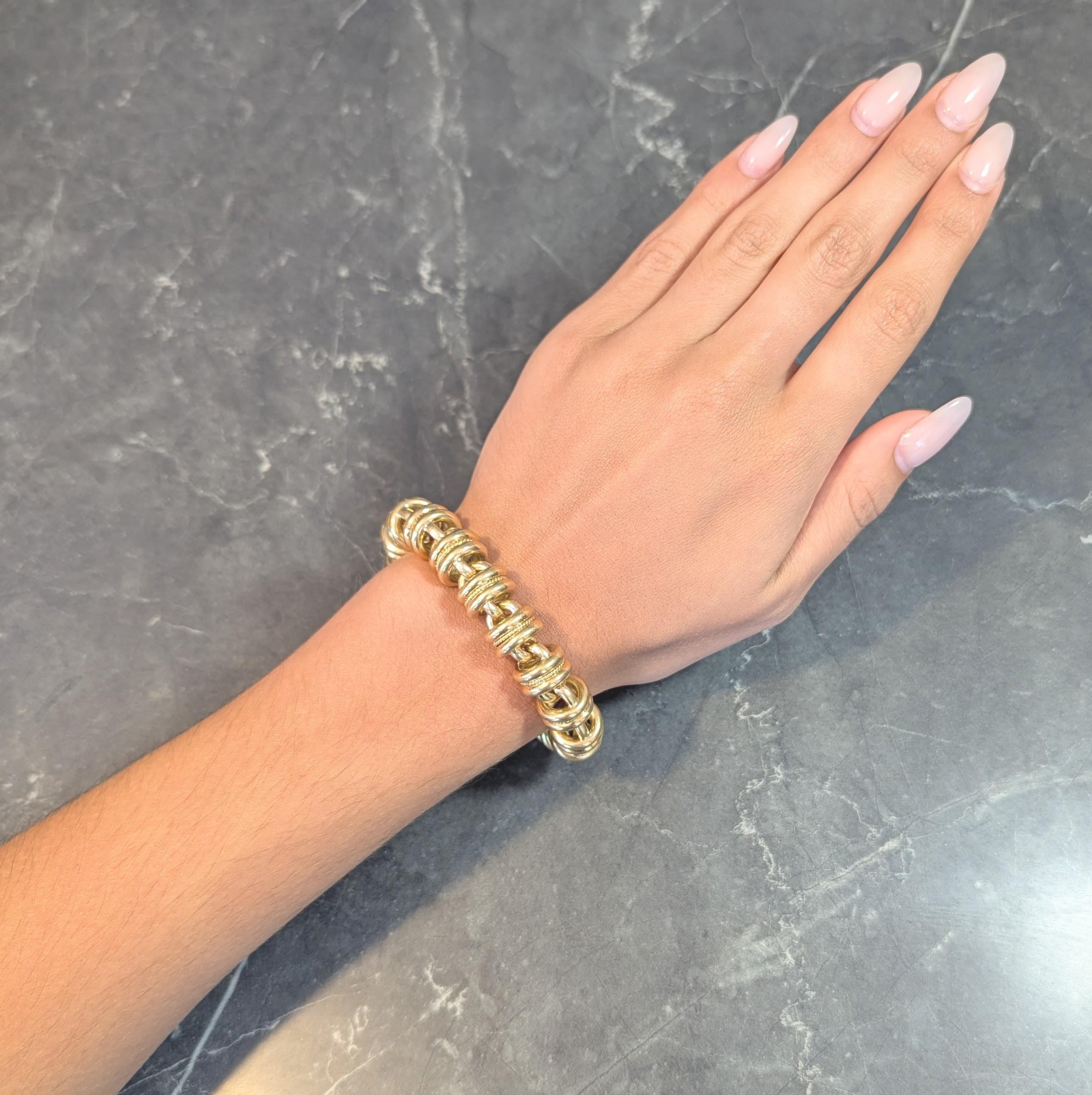 Cartier Georges L'Enfant French 18K Yellow Gold Twisted Rope Vintage ...