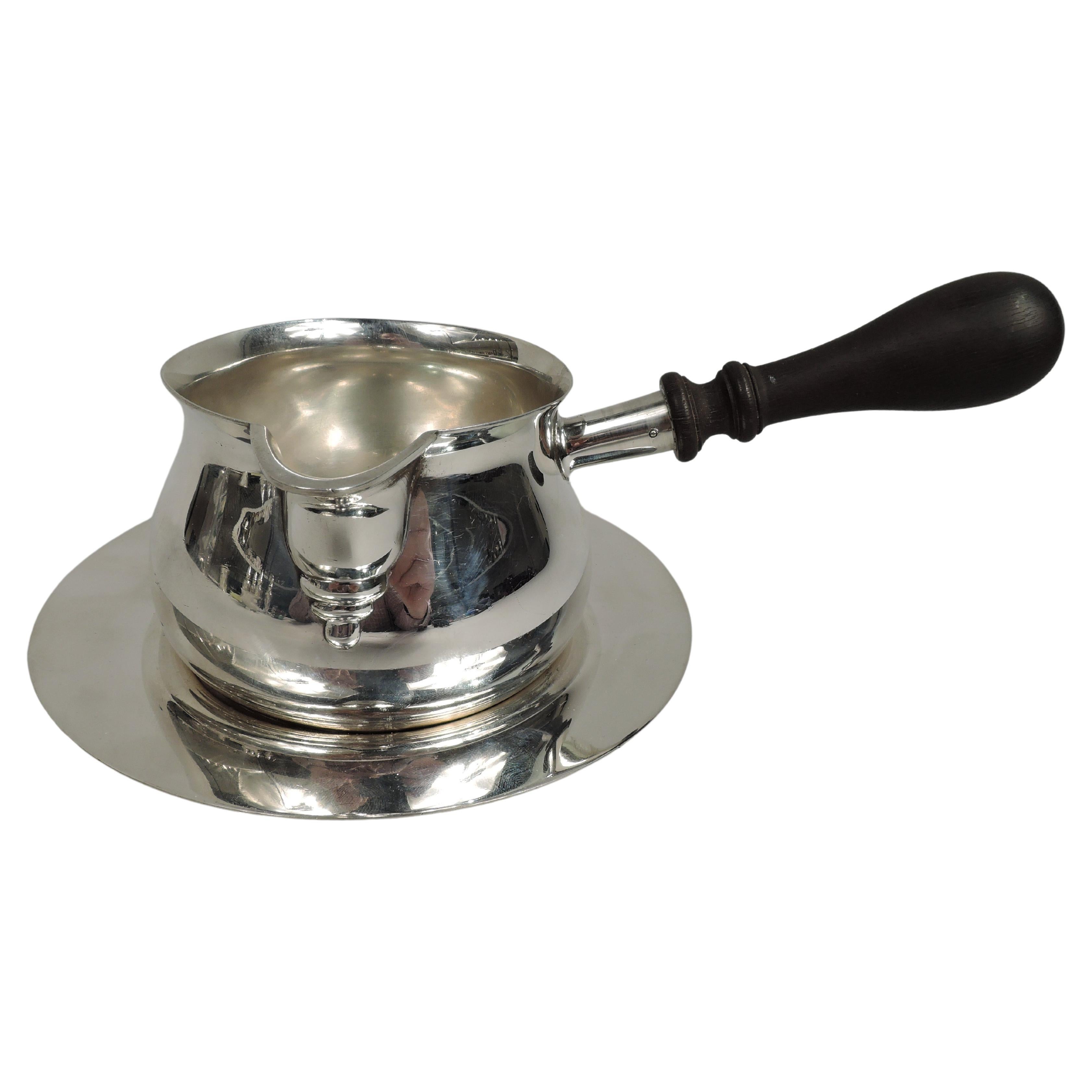 Traditional Georgian-Style Sterling Silver Silent Butler at 1stDibs