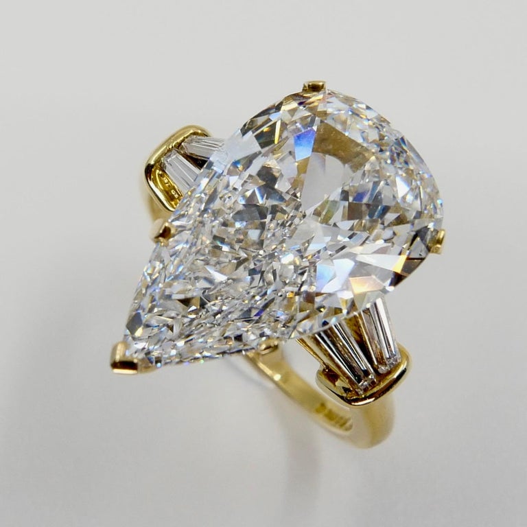 Cartier GIA Certified 5 Carat D IF Type 2A Diamond Engagement Ring. For ...