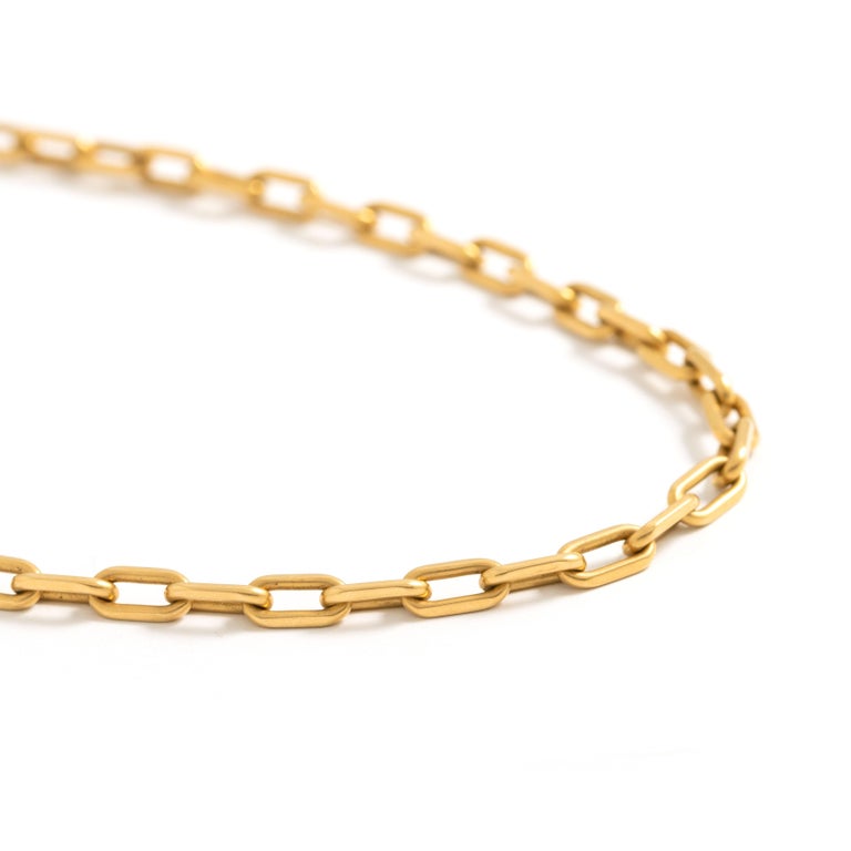 Cartier Gold 18K Chain Necklace at 1stDibs