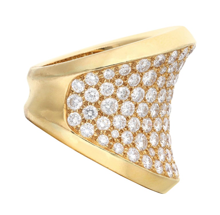 Cartier Bague en or et diamants - En vente sur 1stDibs
